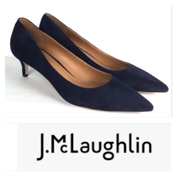 J. McLaughlin | Shoes | Nwot Jmclaughlin Delia Suede Kitten Heels Sz M | Poshmark